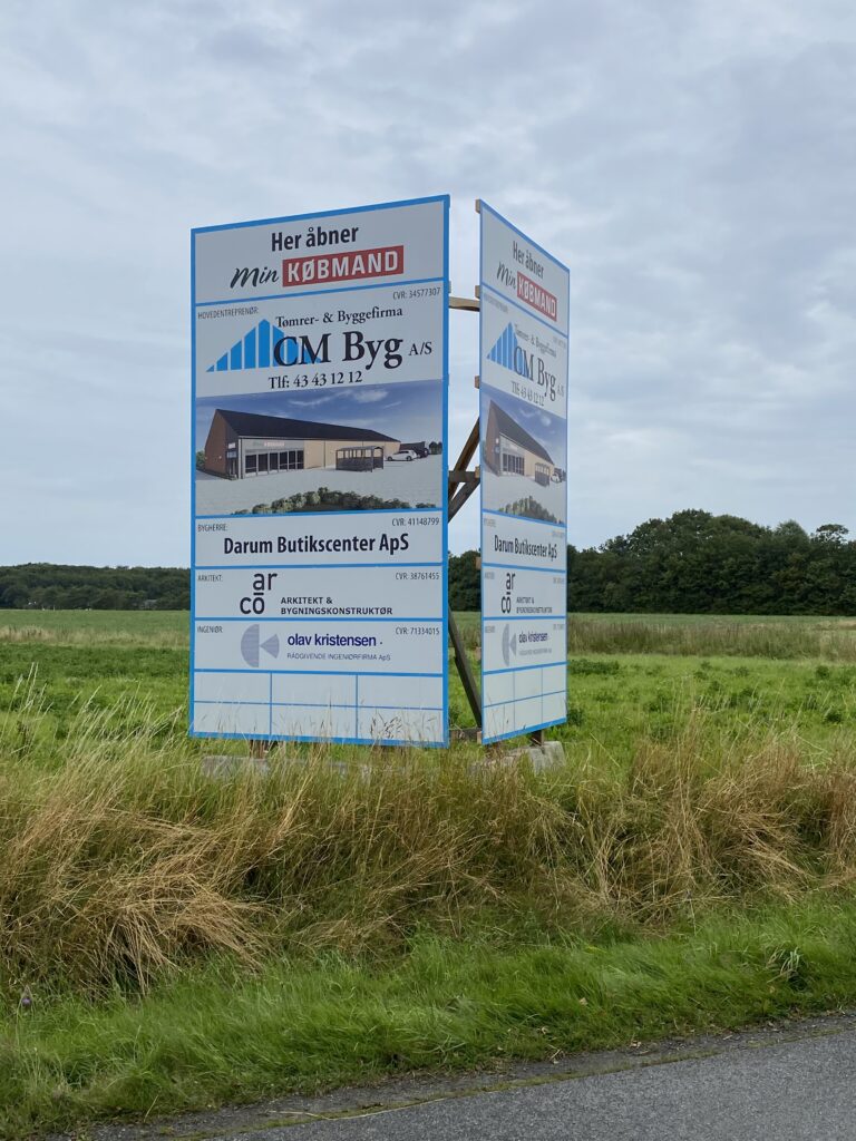 Byggepladsskilte - Skiltefabrikken.nu